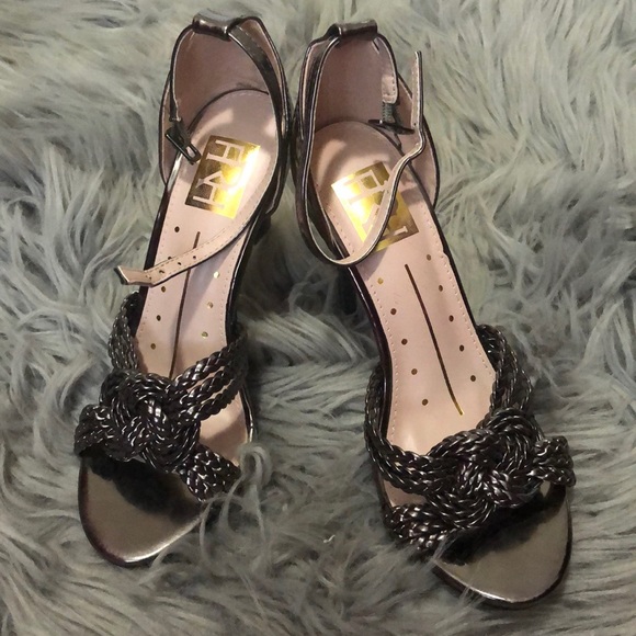 FRH | Shoes | Braided Knot Heels | Poshmark